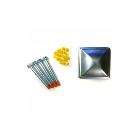 Wildeck Wildeck Single and Double Rail Post Hardware Kit WGCHP-O | Zoro